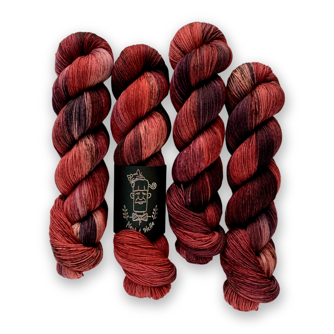 devilish delight | 4-ply sock – plank & stella