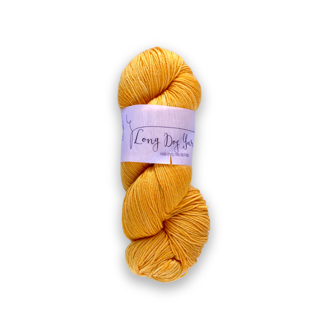 DESTASH: long dog yarn bounce | canary – plank & stella